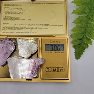 Raw Mica Set. Lepidolite Muscovite & Window Lepidolite. - Etsy