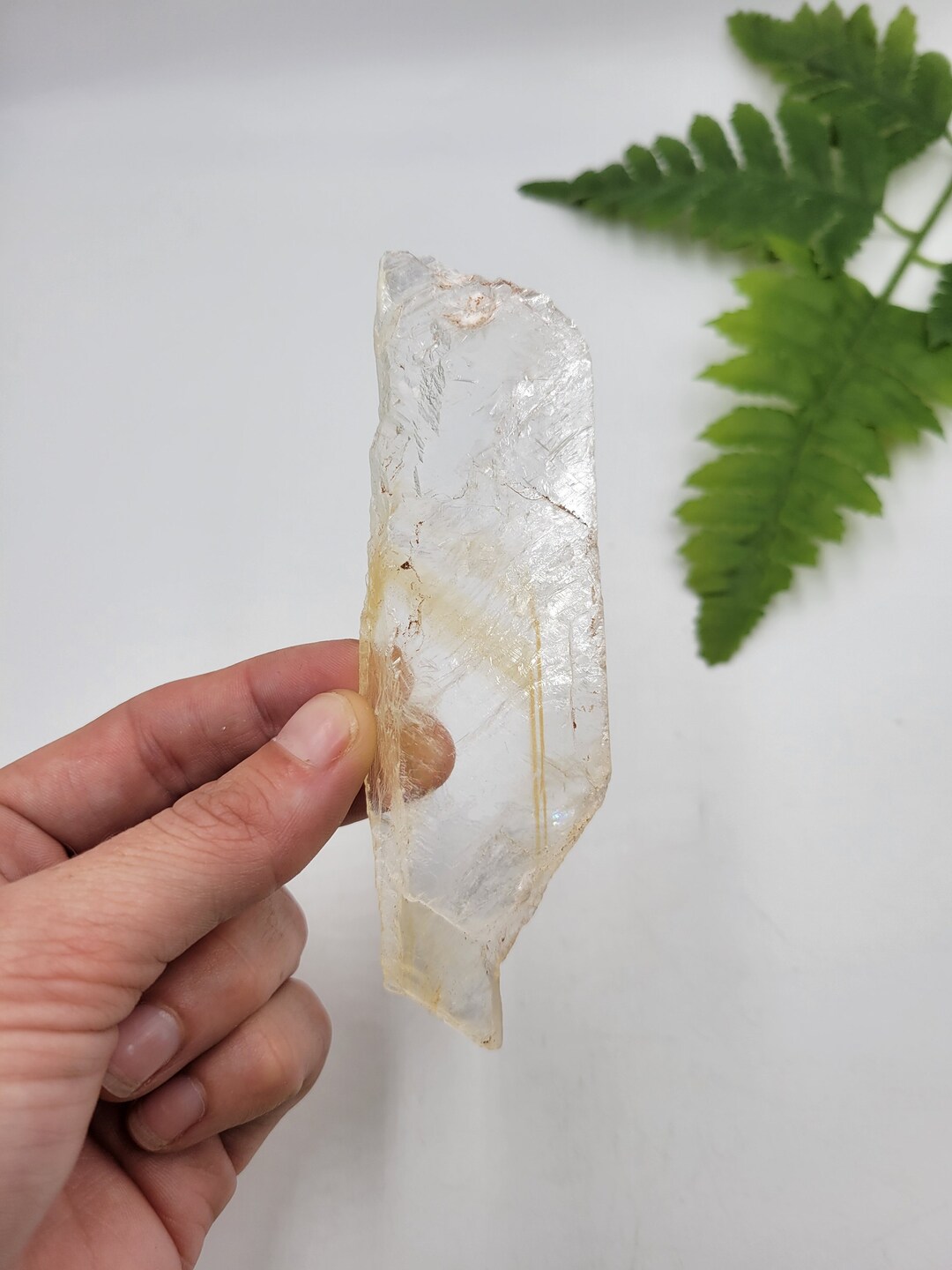 Raw Selenite Blade: Utah Golden Mineral - Etsy