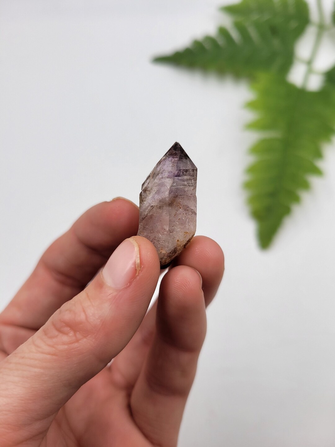 Shangaan Amethyst Point. Rare Elestial Amethyst. Included Amethyst. 100 ...