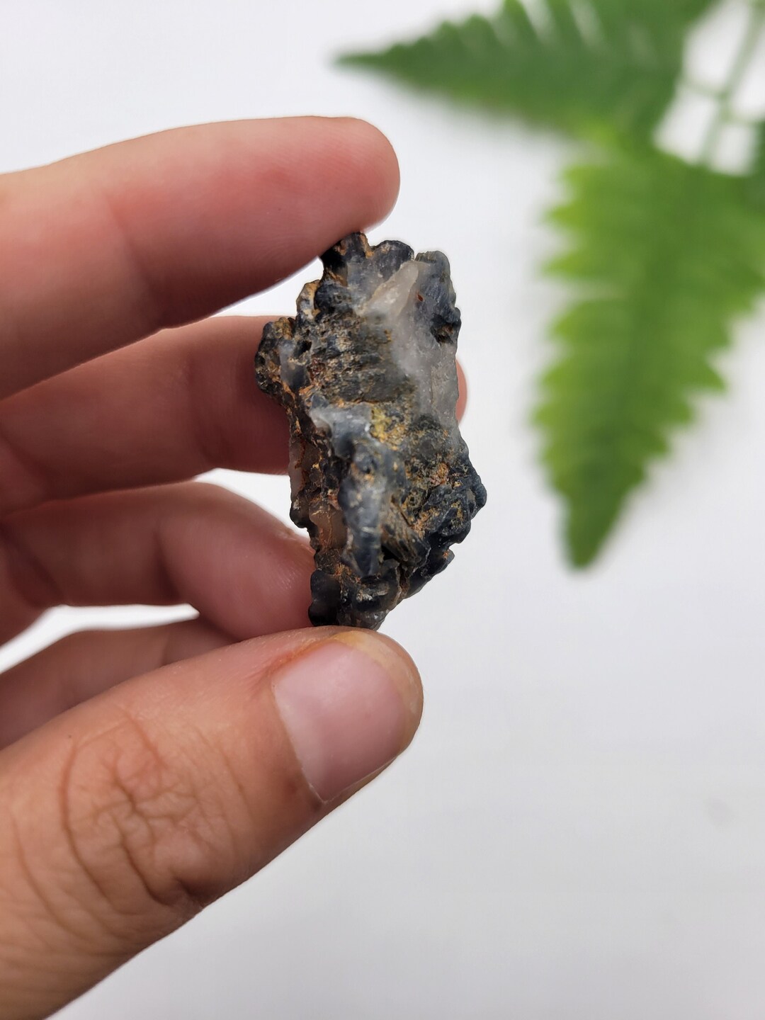 Blue Included Quartz. Rare Find. 100% Natural. Blue Quartz. Nigeria ...