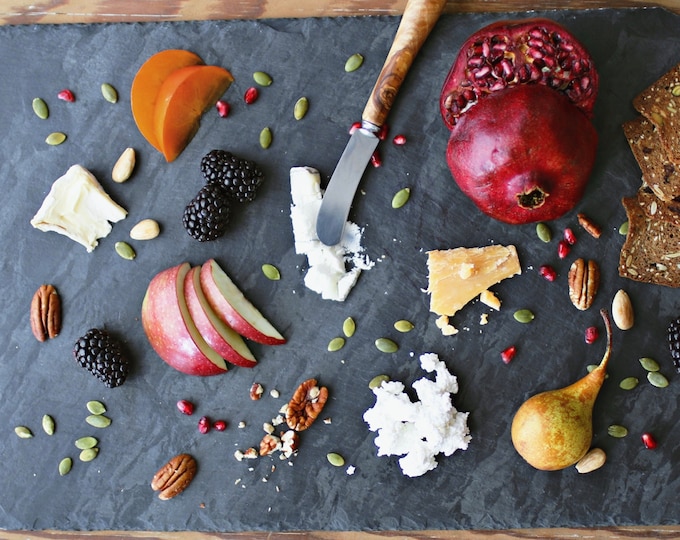 Large Slate Board, Oversized Slate Serving Tray, Natural Slate Cheese ...