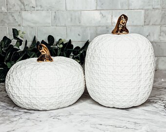 Ceramic Pumpkins Decor - Etsy