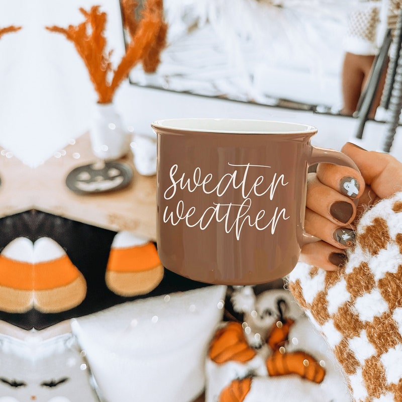Sweater Weather Coffee Mug - Etsy