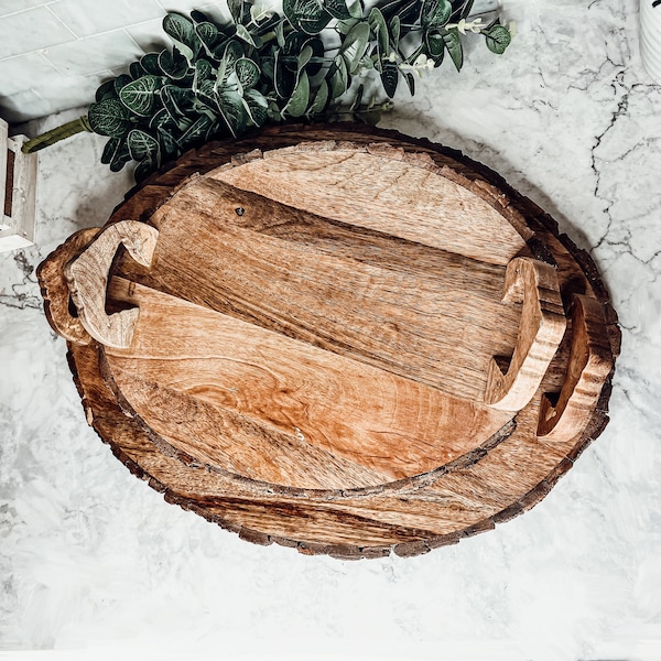 Wood Serving Platter - Etsy