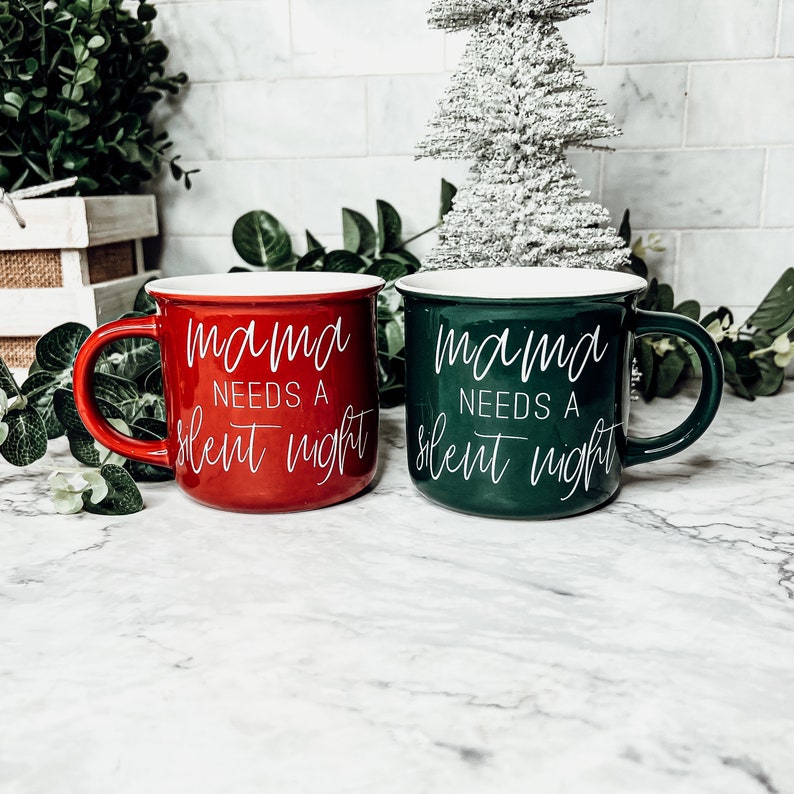 Christmas Coffee Mug Set Unique Coffee Mugs for Her Funny - Etsy