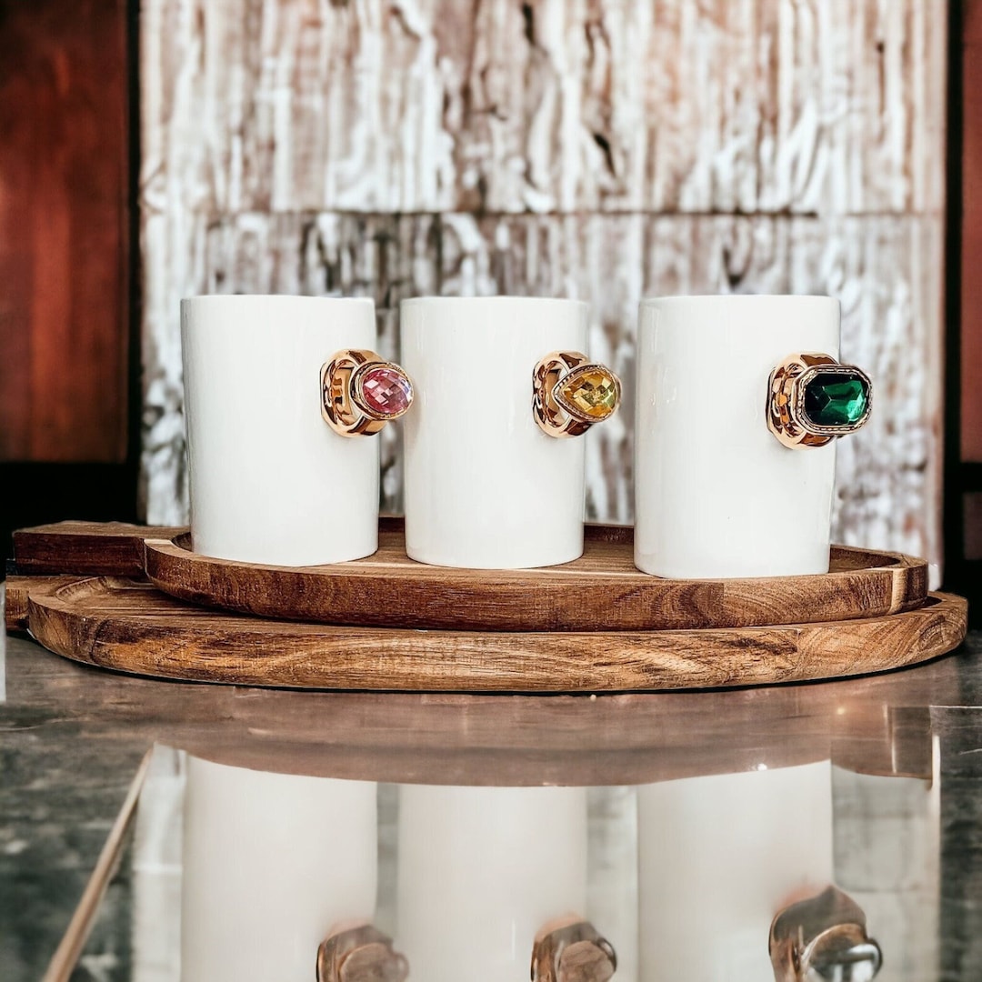 Ring Mug, Unique Coffee Mugs for Women, White Ceramic Mugs With Ring ...