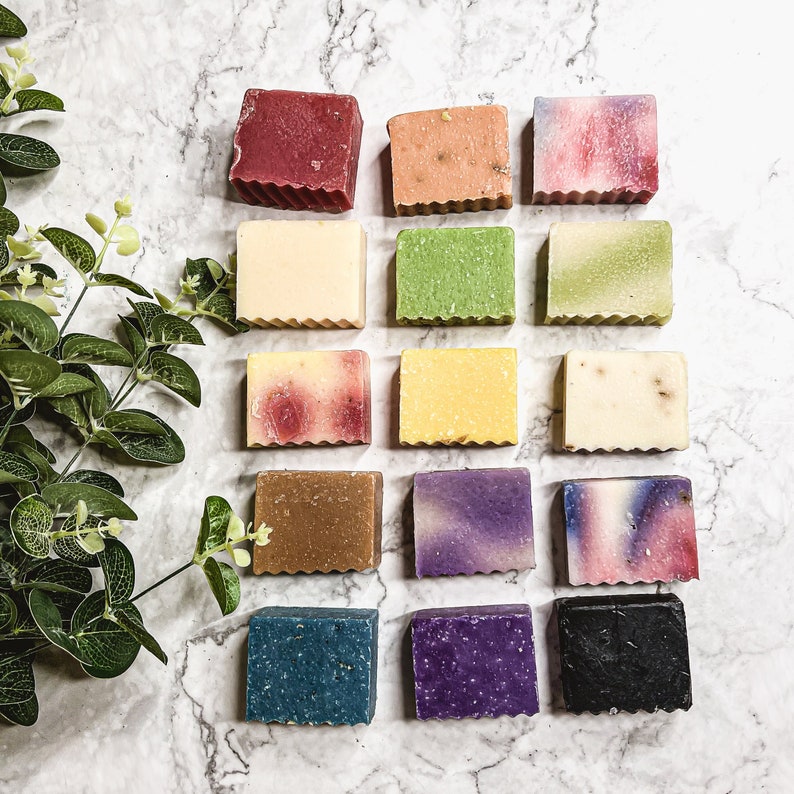 Soap Sample Pack Artisan Flight of Soap Bars Soap Sampler - Etsy