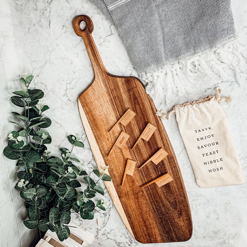 Grazing Board Kit Cheese & Charcuterie Boards With Bamboo - Etsy