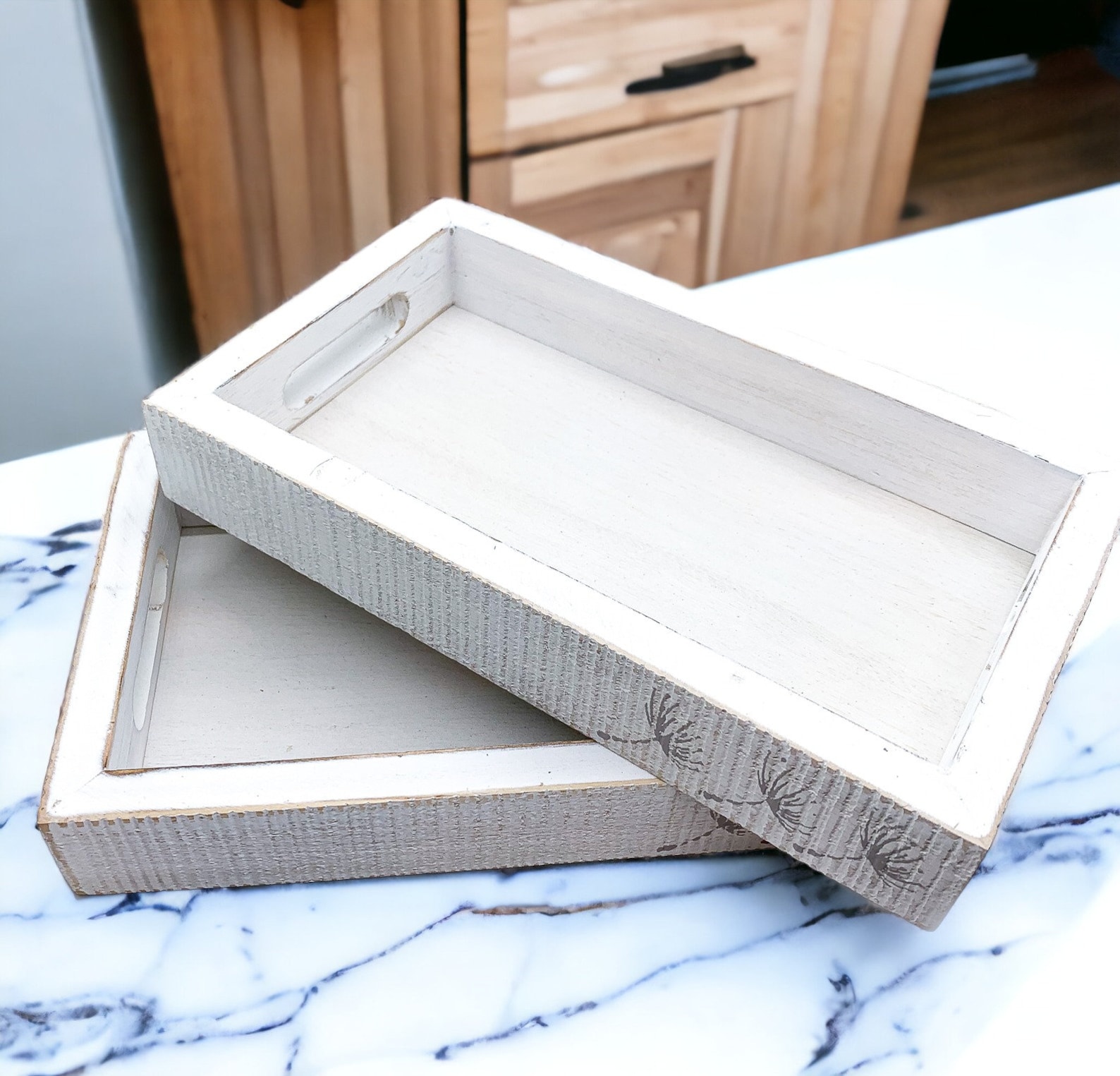 Farmhouse Dandelion, Rustic Farmhouse Serving Tray or Decorative ...