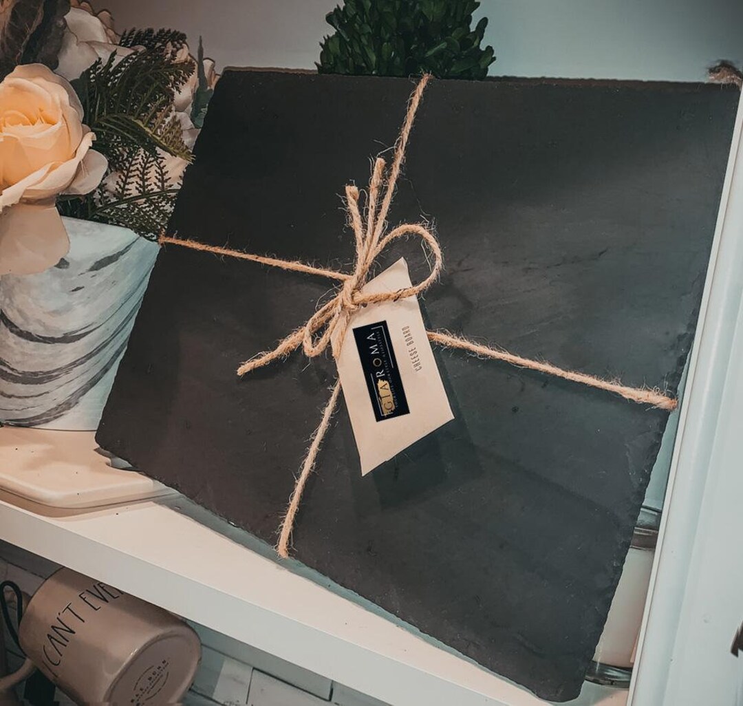 Slate Serving Board, Large Slate Serving Tray, Natural Slate Cheese ...