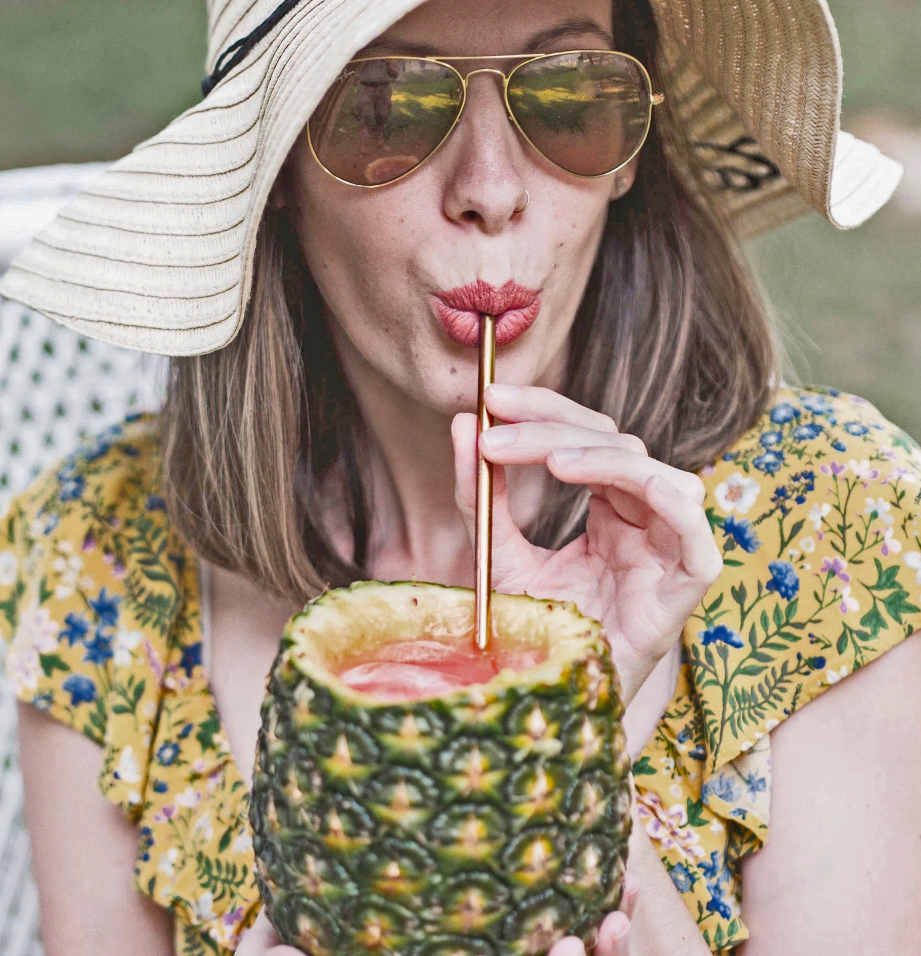 Trendy Straw Sets Eco-friendly Gift Ideas for Her Travel - Etsy