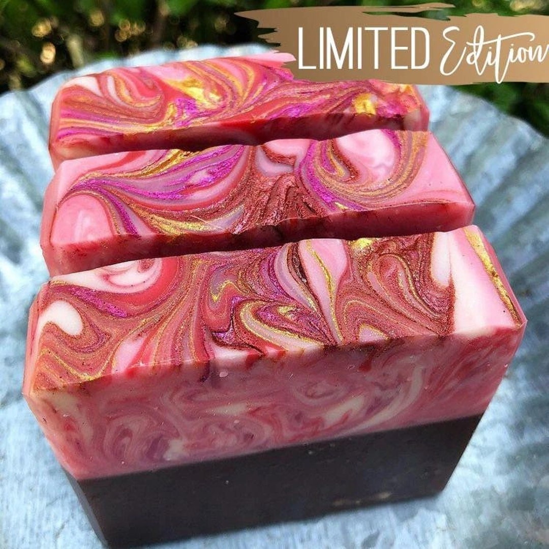 Chocolate Cherry Bomb Soap Bars - Small Size - Luxury Limited Edition ...