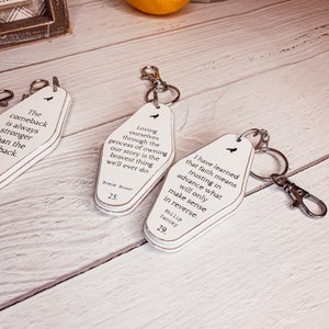 Motivational Quotes for All, 10 Inspirational Quote Keychain Choices ...