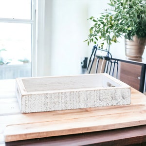 Farmhouse Dandelion, Rustic Farmhouse Serving Tray or Decorative ...