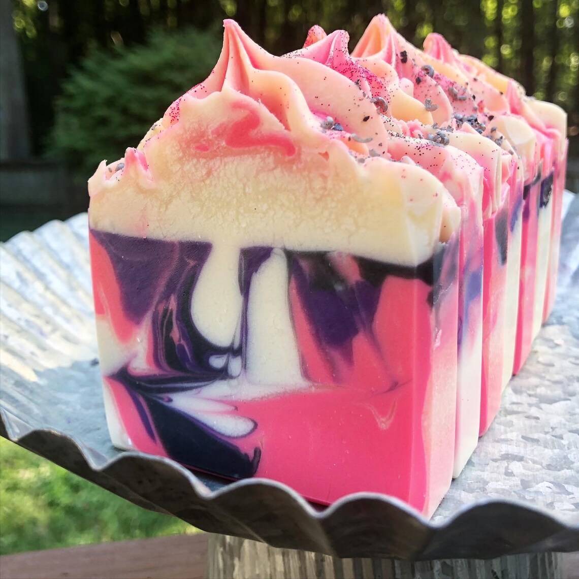 Blackberry Vanilla Soap Organic Soap Pink Soap Colorful - Etsy