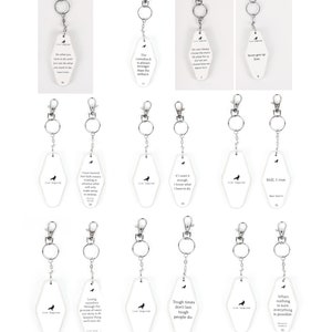 Keychains With Inspirational Quotes and Sayings, Great Back to School ...