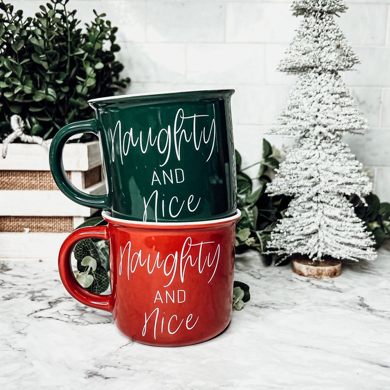 Christmas Coffee Mug Set Unique Coffee Mugs for Her Funny - Etsy