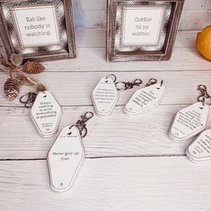 Keychains With Inspirational Quotes and Sayings, Great Back to School ...