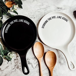 Handmade Spoon Rests With Quotes, Lick the Spoon & Stirring the Pot ...