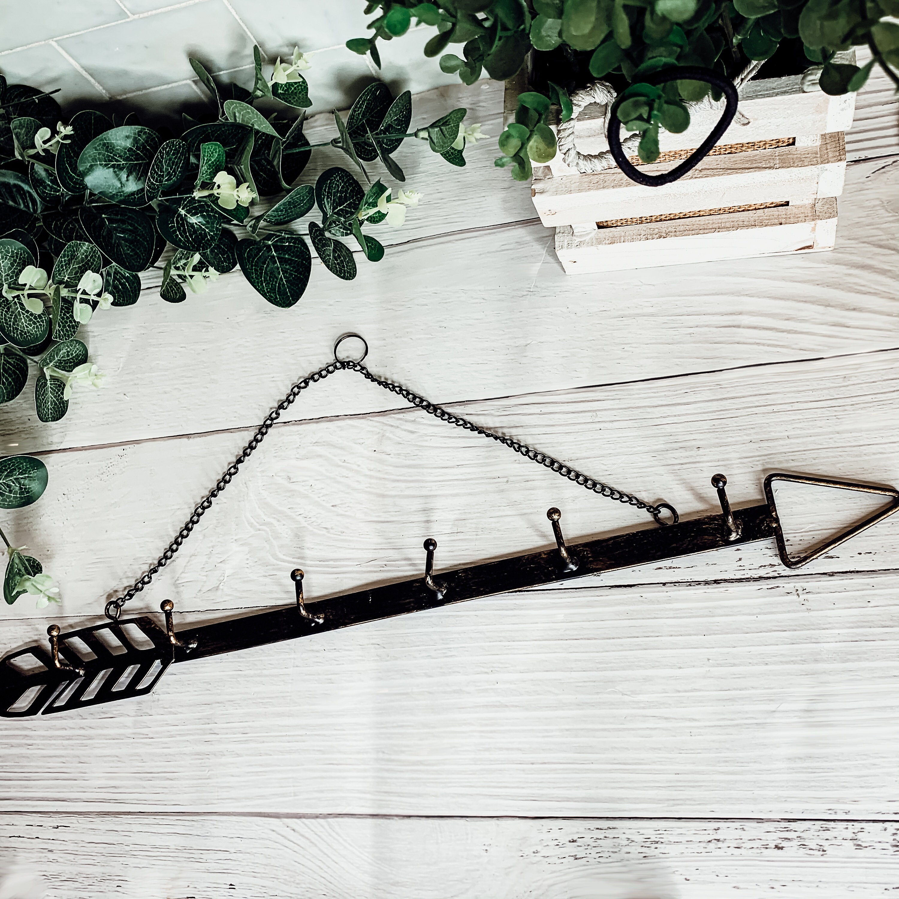 Metal Arrow Key Hanger, Decorative Key Hooks, Arrow Key Holder Hooks ...