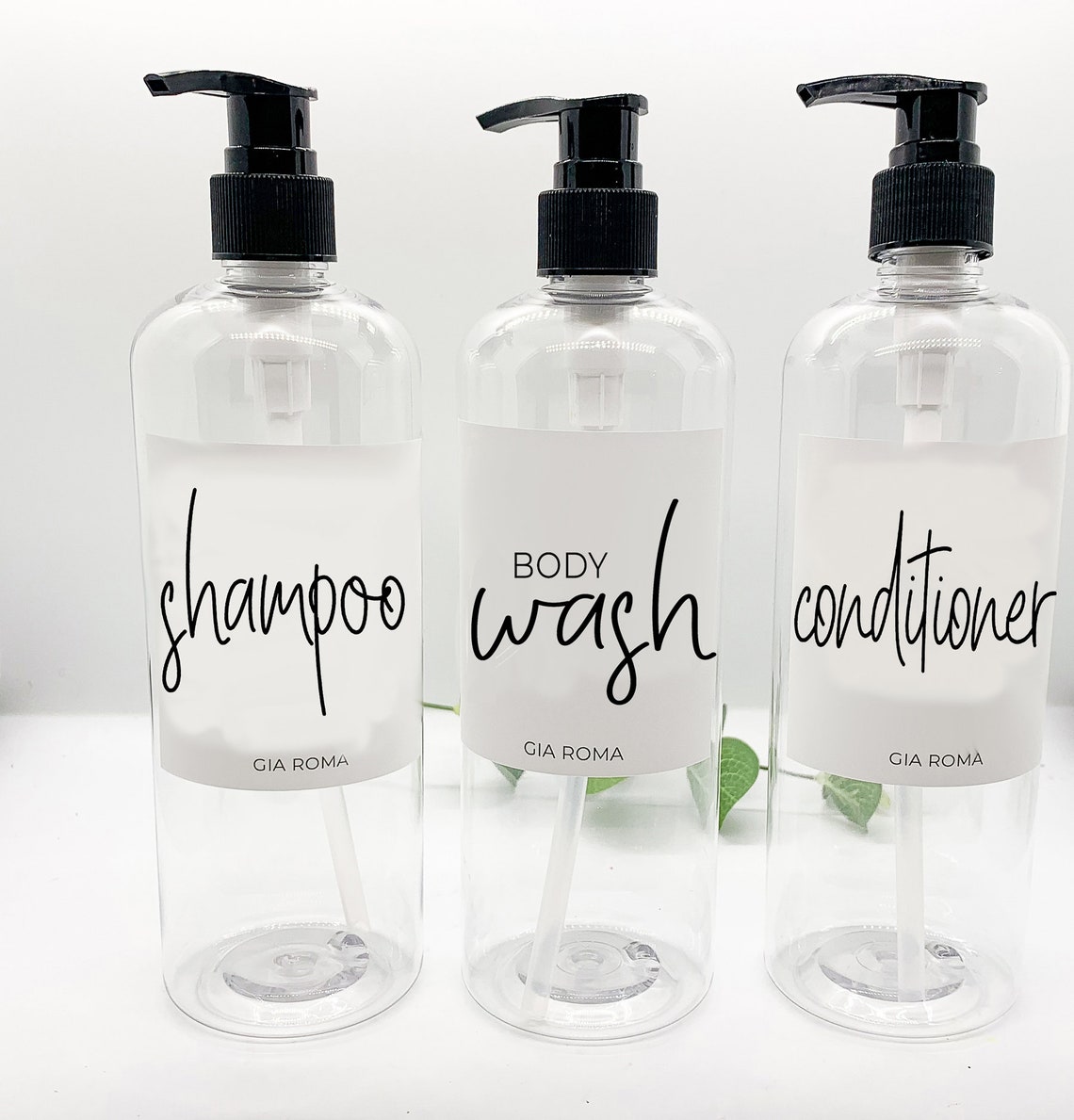 Shampoo Dispenser Refill Jar Soap Dispenser Clear 16 oz | Etsy