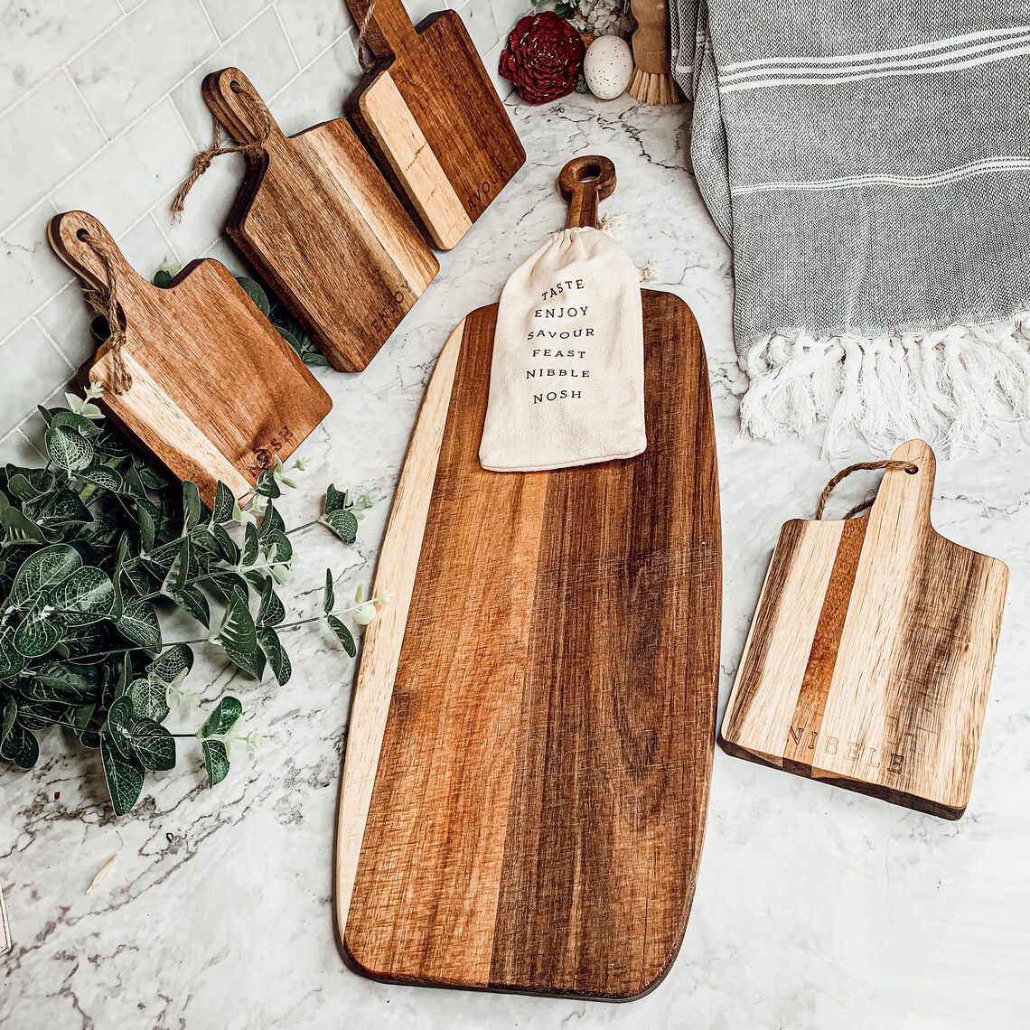 Grazing Board Kit Cheese & Charcuterie Boards With Bamboo - Etsy