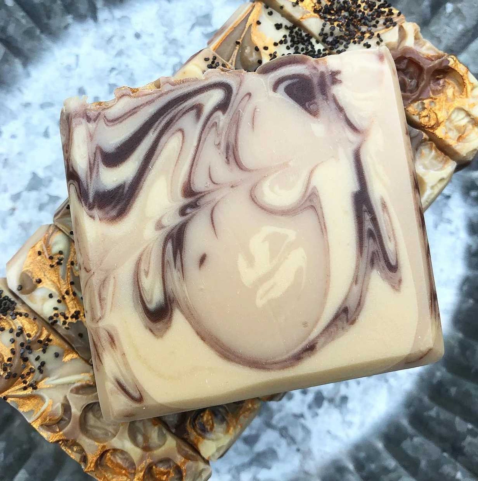 Chocolate Cherry Bomb Soap Bars Small Size Luxury Limited Edition Soaps ...