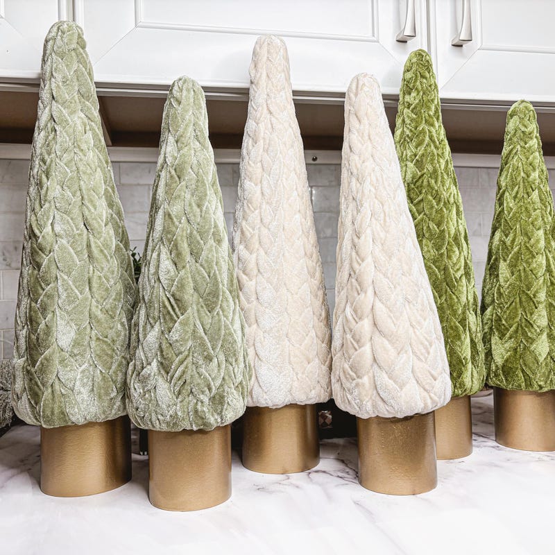 Velvet Christmas Trees - Etsy