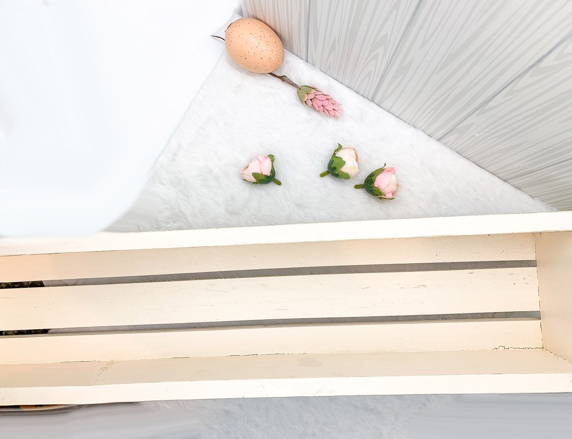 Long Wooden Handmade Box Tray Gather Here With Grateful - Etsy