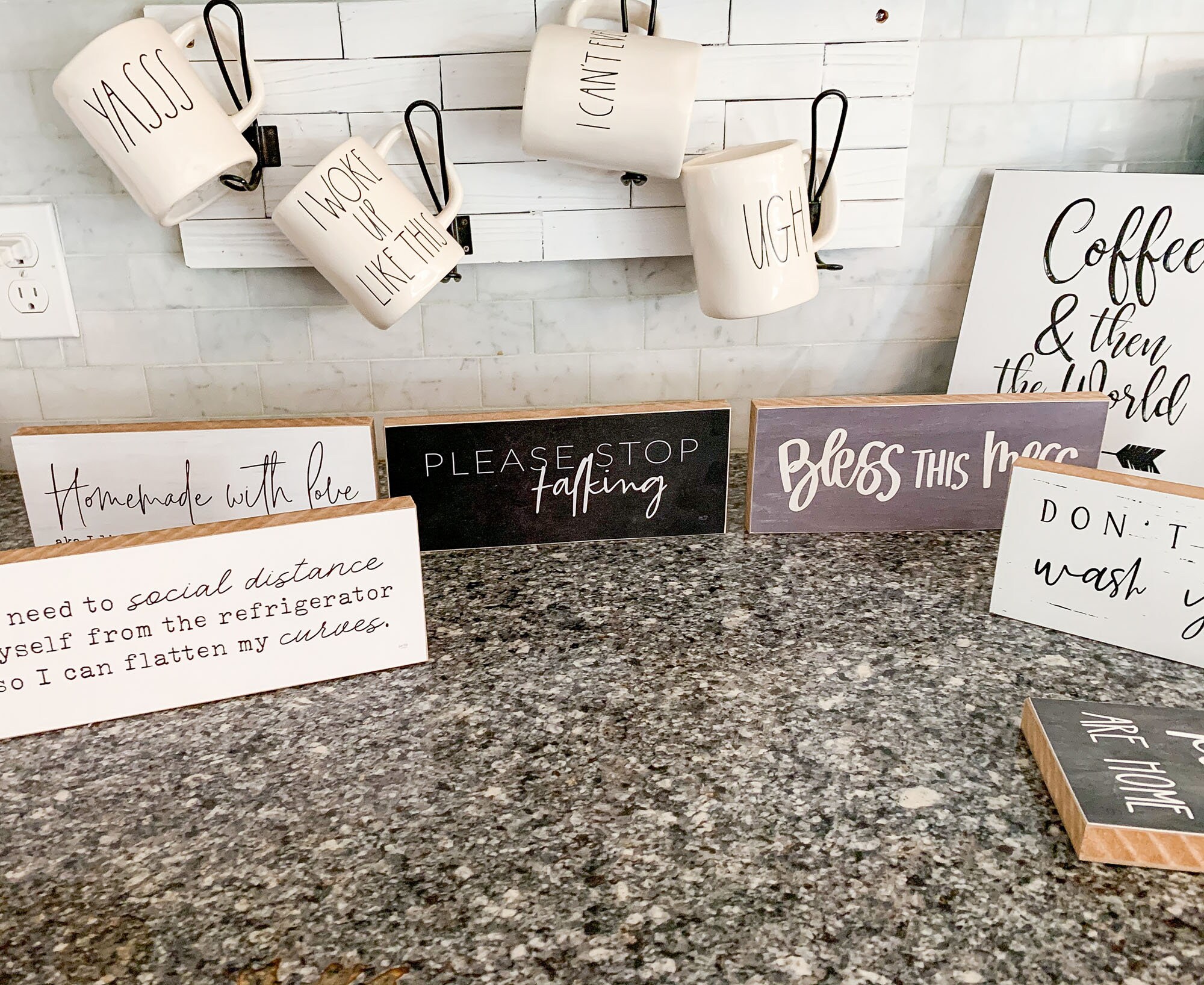 Funny Parent Sign Gift, Not Drinking Alone If Your Kids Are Home, Funny ...