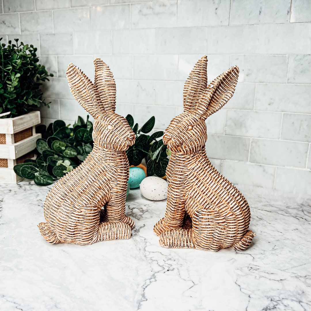 Bunny Decor for Neutral Interiors Simplistic Easter Home - Etsy