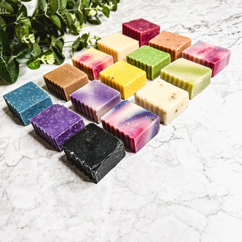 Soap Sample Pack Artisan Flight of Soap Bars Soap Sampler - Etsy