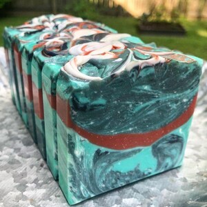 Rosemary Soap, Turquoise Gifts, Turquoise Colored Soap, Organic, High ...