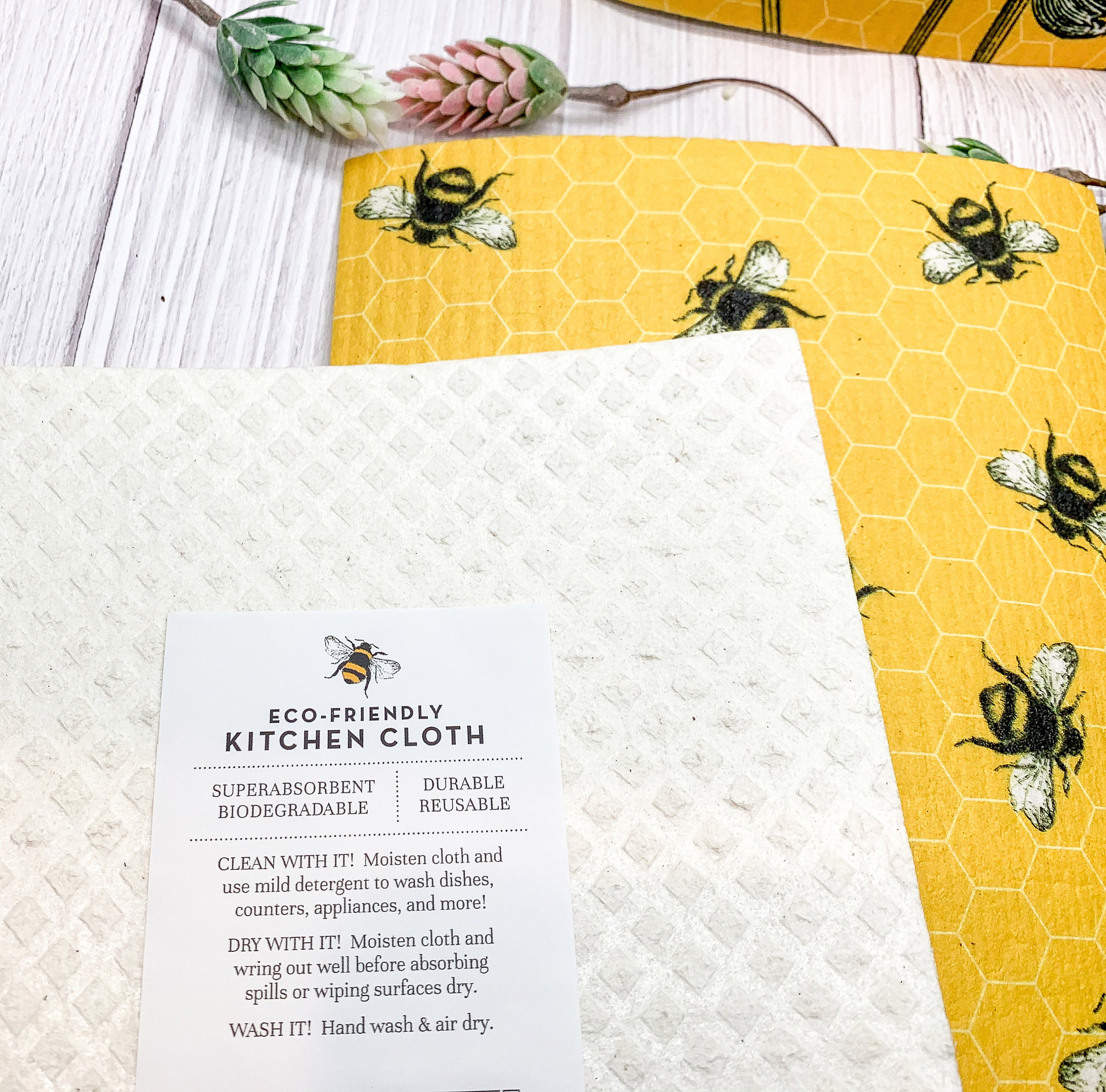 Biodegradable Cloth Plant Based Kitchen Cloth Reusable and - Etsy