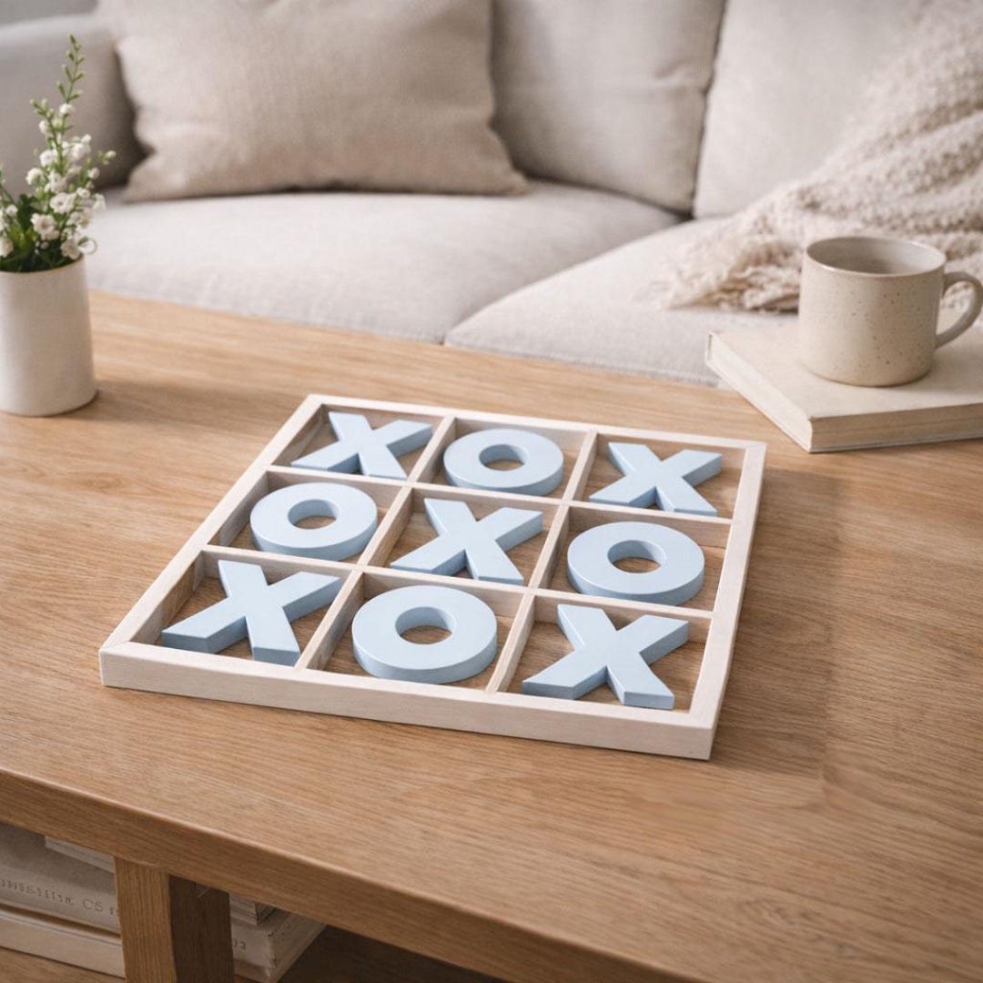 Handmade Tabletop Decorative Pieces + Wooden XOXO Game, Unique ...