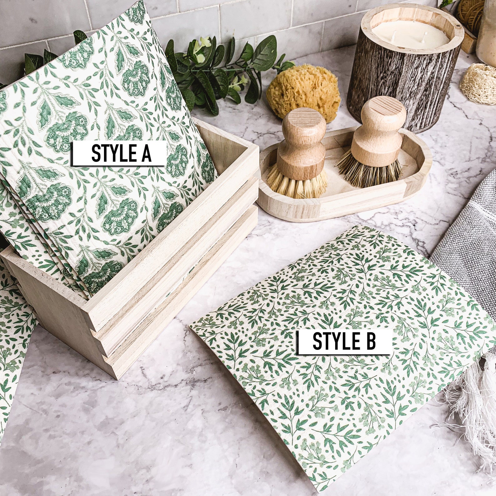 Multipurpose Kitchen Cloths, Plant Base Reusable Kitchen Cloths ...
