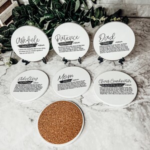 Funny Dictionary Definition Coasters, Hilarious Housewarming & Birthday ...