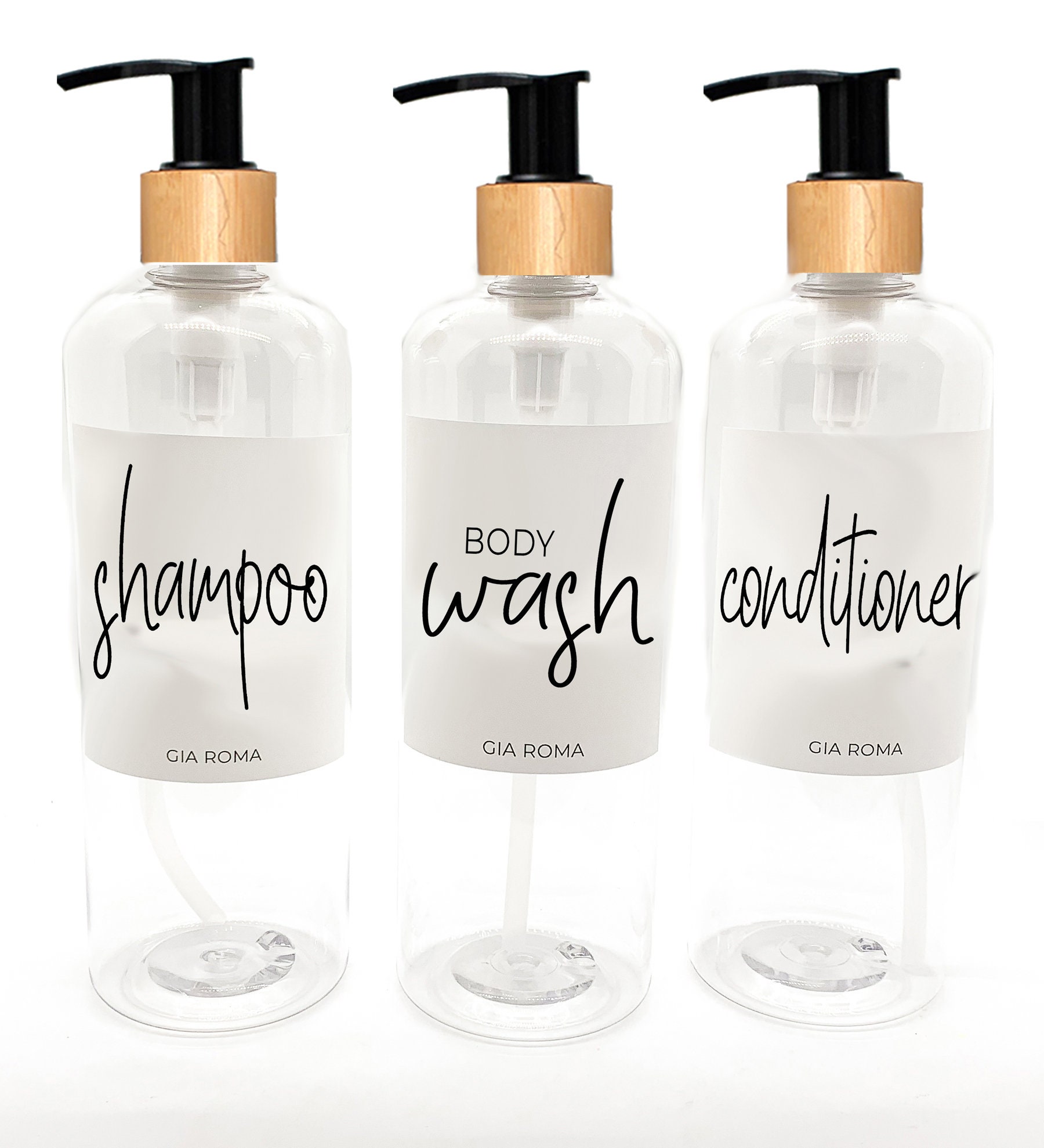 Shampoo Dispenser Refill Jar Soap Dispenser Clear 16 oz | Etsy