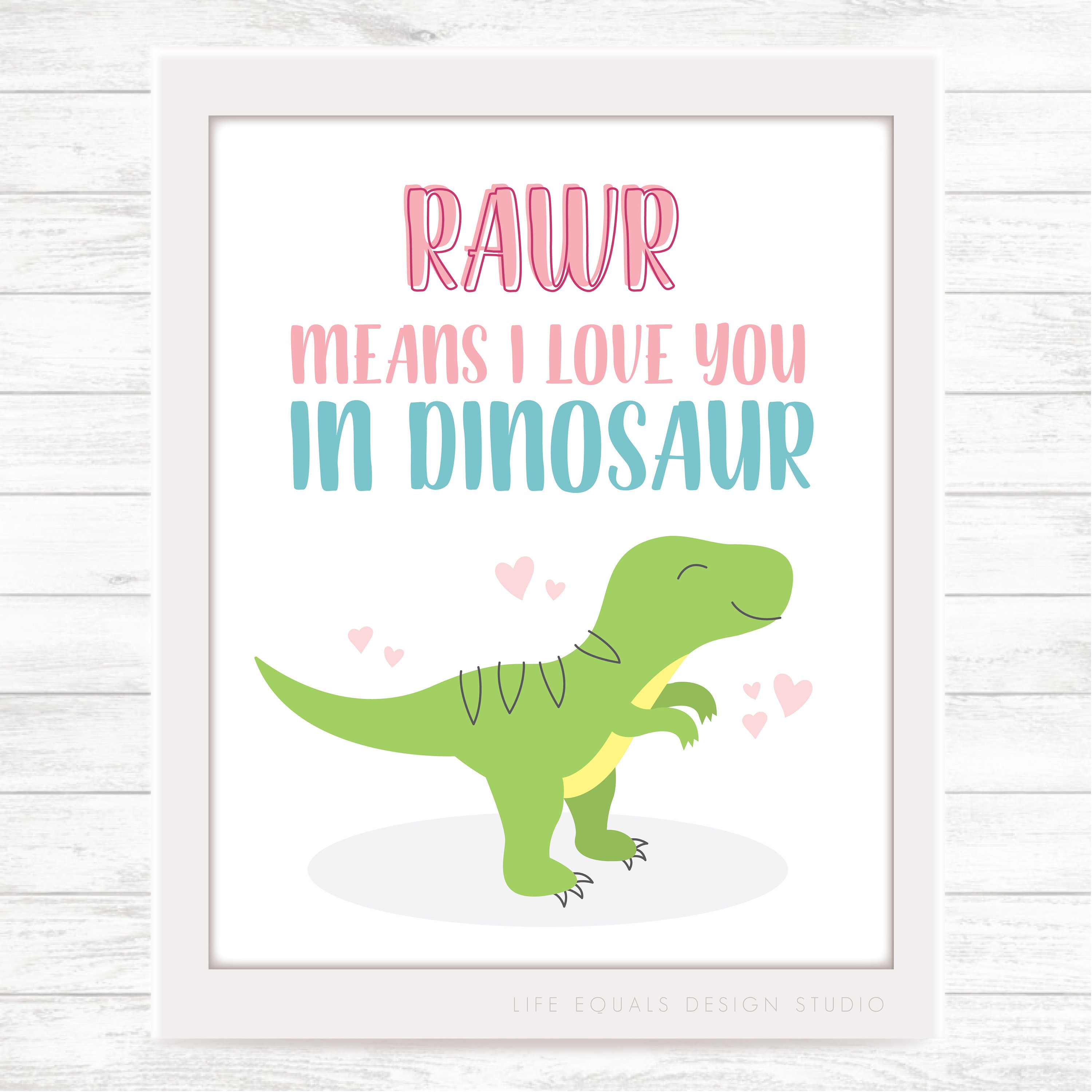 Rawr Means I Love You In Dinosaur Cover Photo