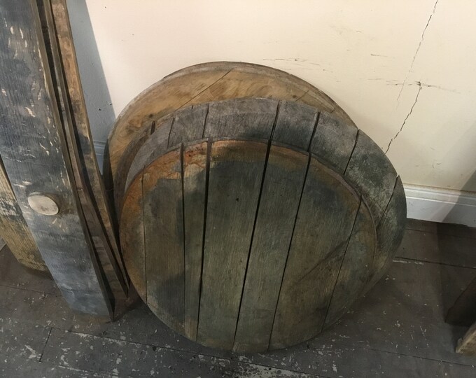 Wine Barrel Head 20-22 Inches Across Oak Top Whiskey Bourbon - Etsy
