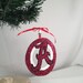 Alabama Crimson Tide Glitter Christmas Ornament, Handmade Paper Mache ...