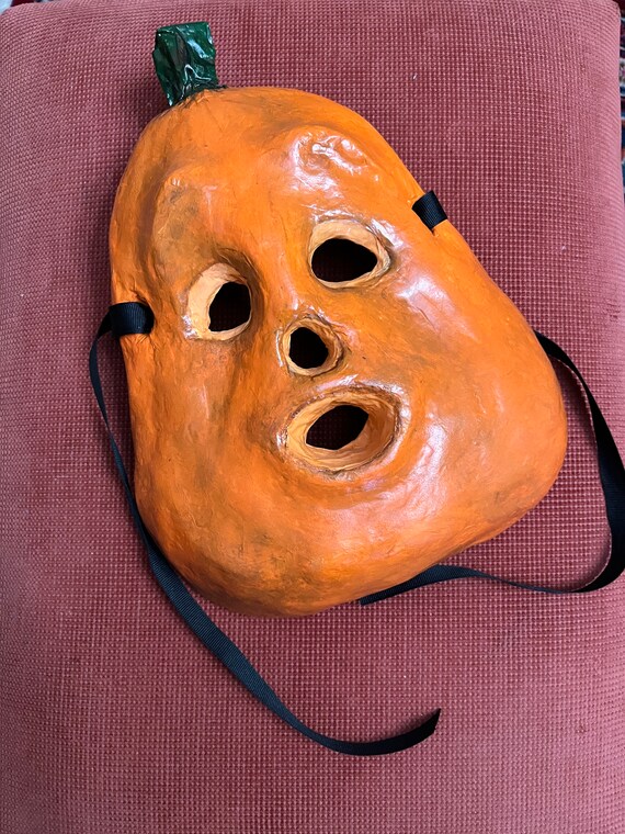 Jack-o-lantern Mask - Etsy