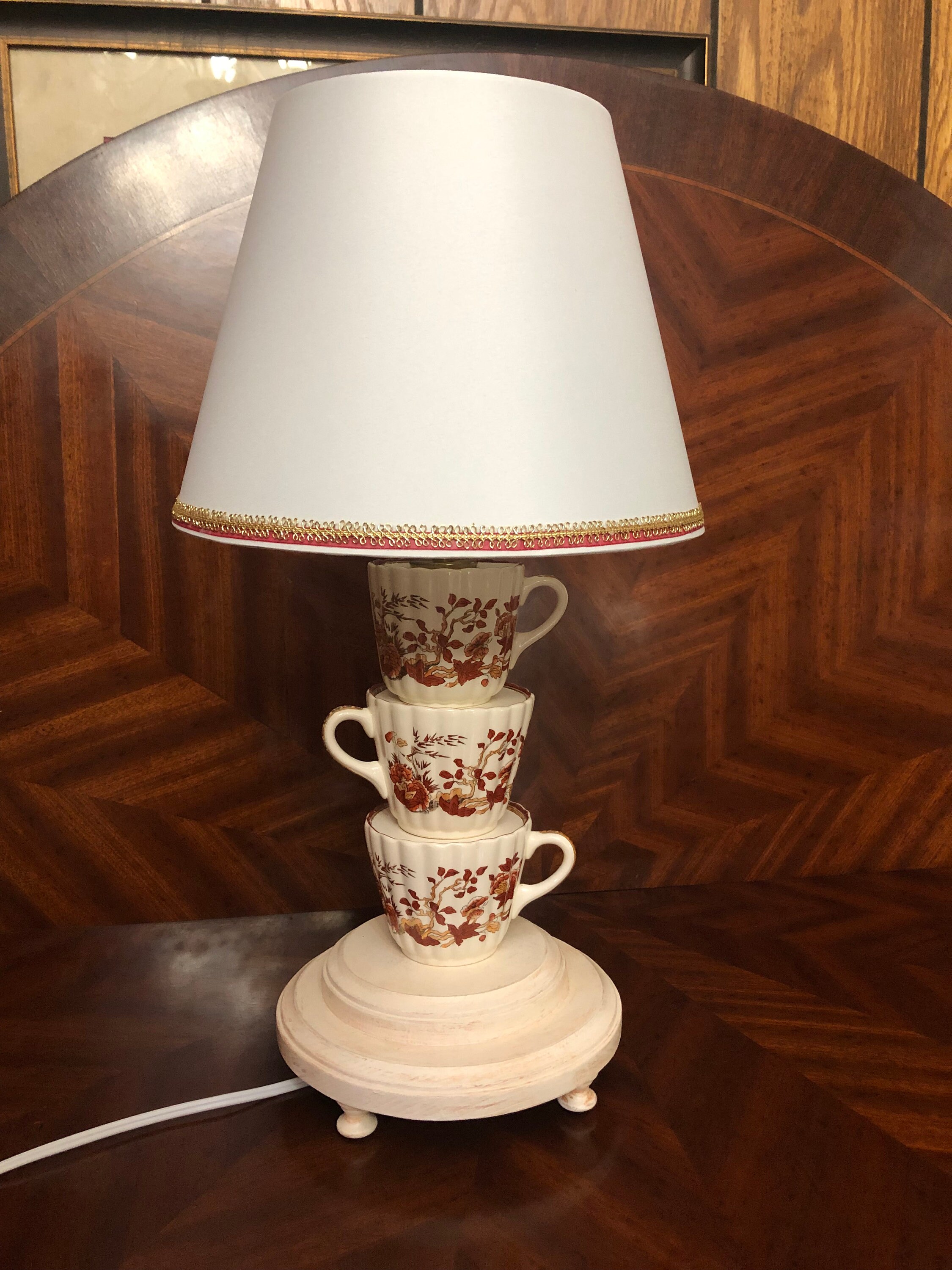 Spode India Tree Cup Lamp - Etsy