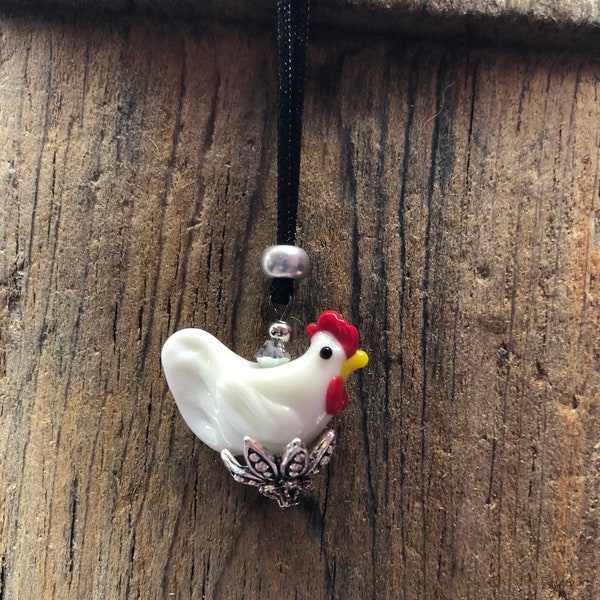 Chicken Pendant - Etsy