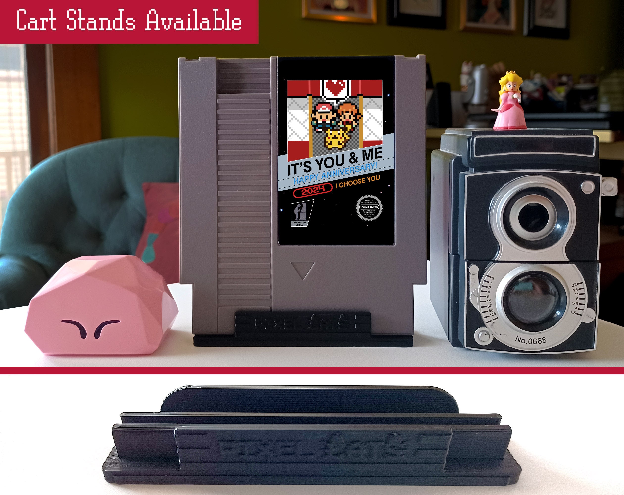 Custom Pokemon Greeting Card | Real Game Cart | Anniversary, Birthday ...