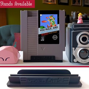 Custom Super Mario Father's Day Card | Real Game Cart - Etsy