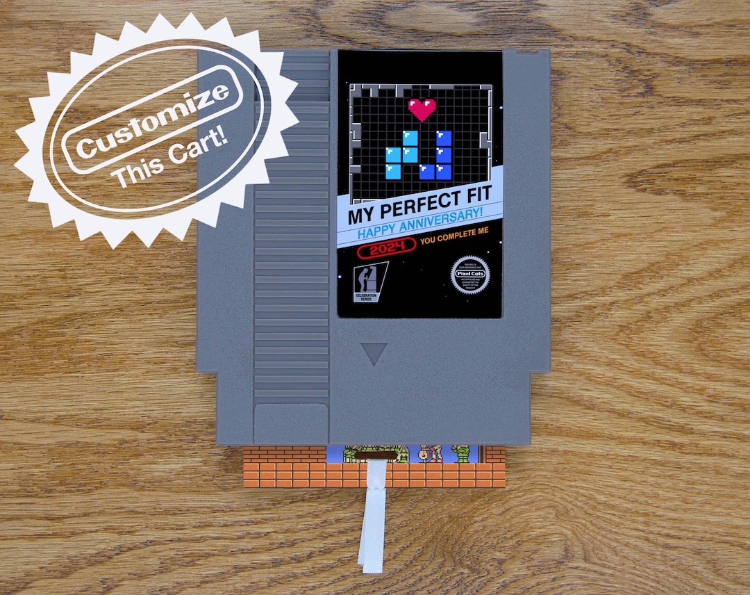 Custom Tetris Greeting Cart | Real Game Cart | Anniversary, Birthday ...