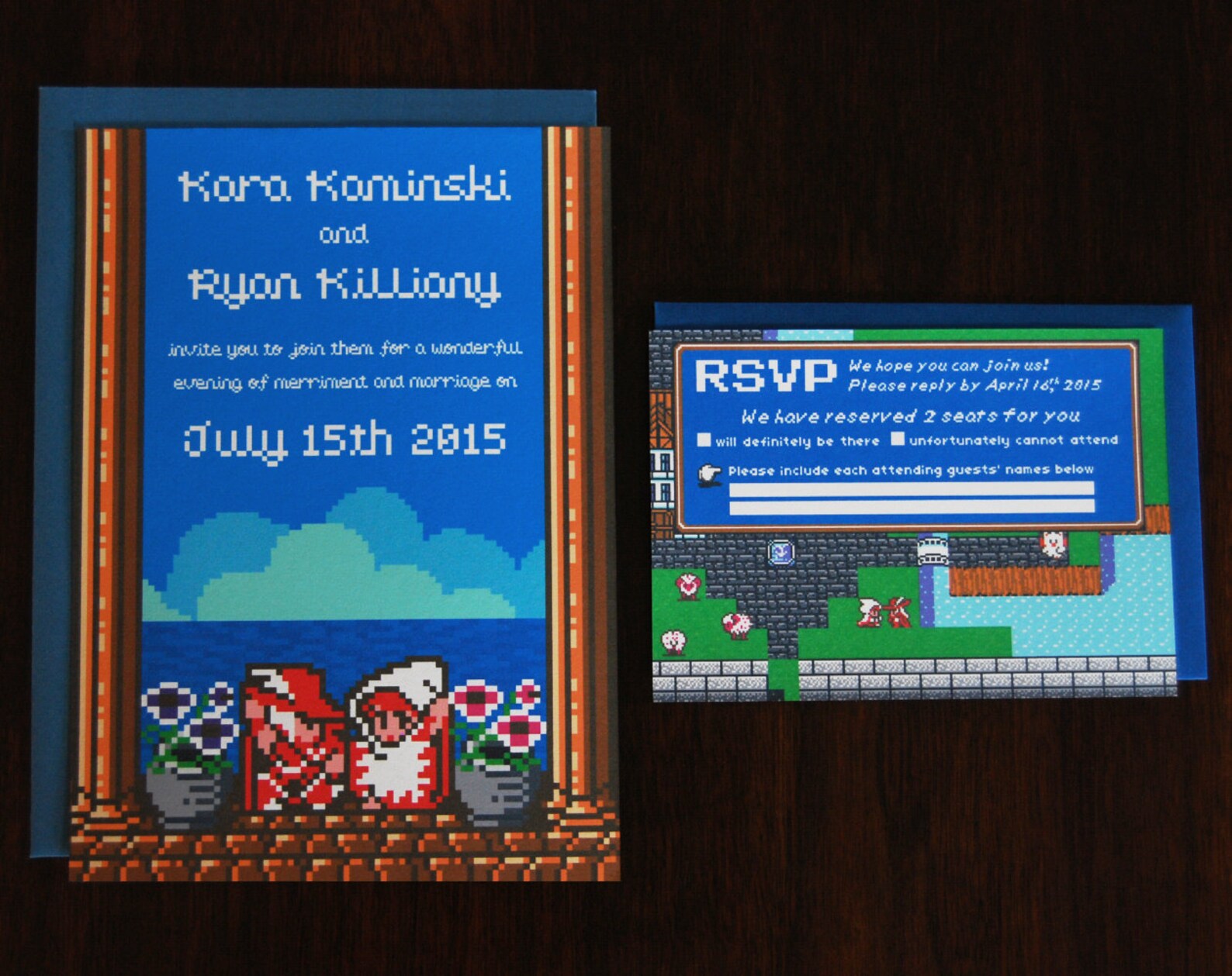 Final Fantasy Wedding Invitation Set 25 Units - Etsy