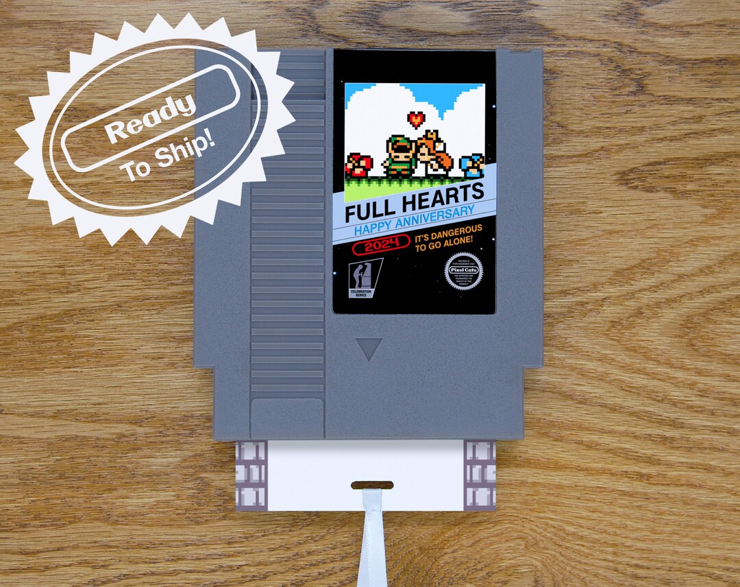 Zelda: Link's Awakening Anniversary Card Real Game Cart - Etsy