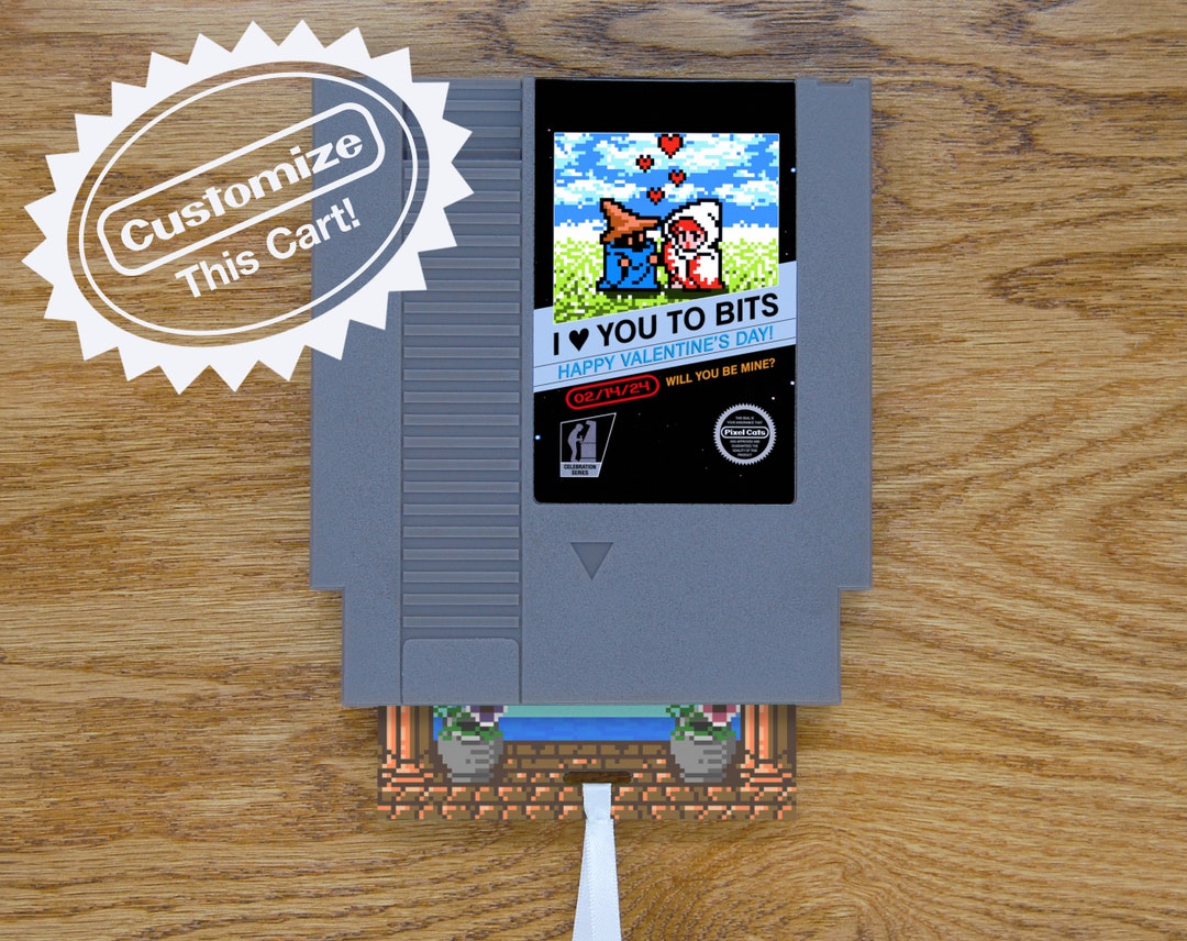 Custom Final Fantasy Greeting Card | Real Game Cart | Anniversary ...